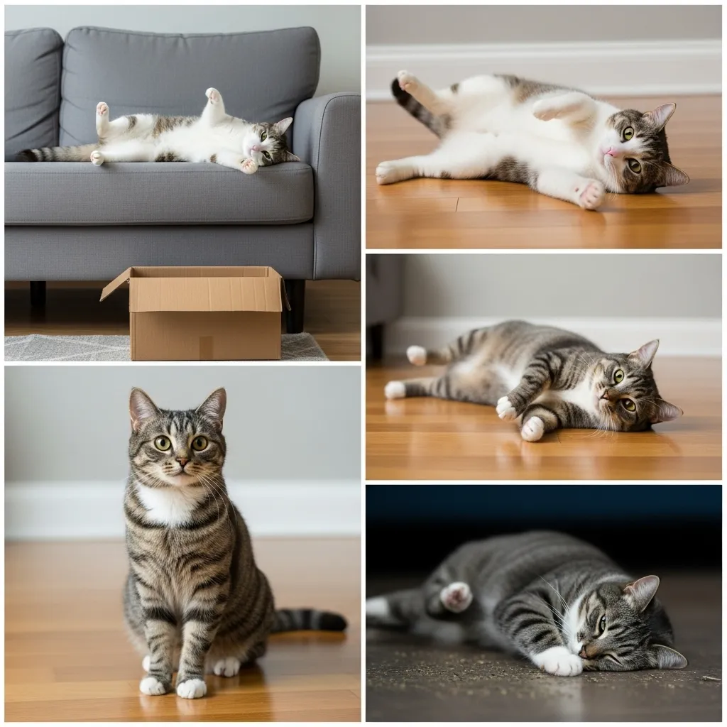 Why Does My Cat Flop Over? 🐱 Feline Trust & Play Signs