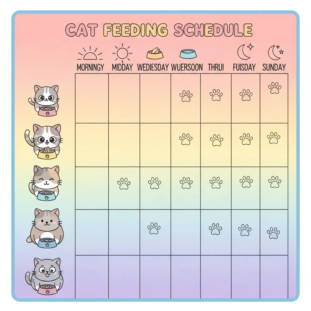 🐱 Best Cat Feeding Schedule: Times & Tips That Work!