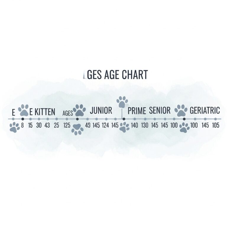🐱 Cat Years to Human Years Chart & Calculator 2025
